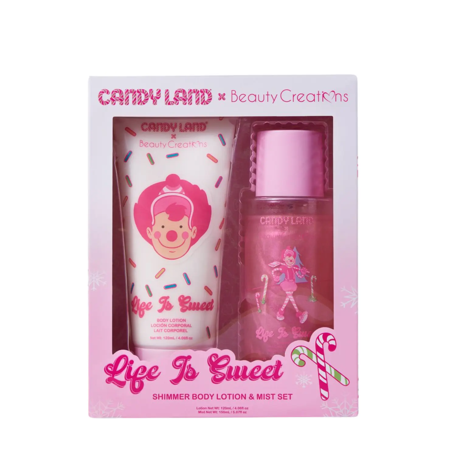 Beauty Creations Shimmer Body Lotion & Mist Set Life Is Sweet – Boozyshop
